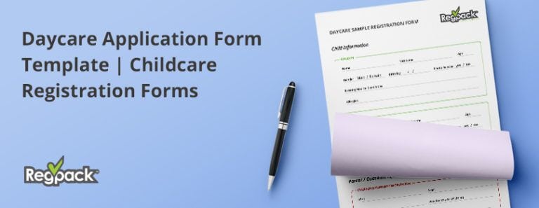 Free Daycare Application Form Template | Regpack