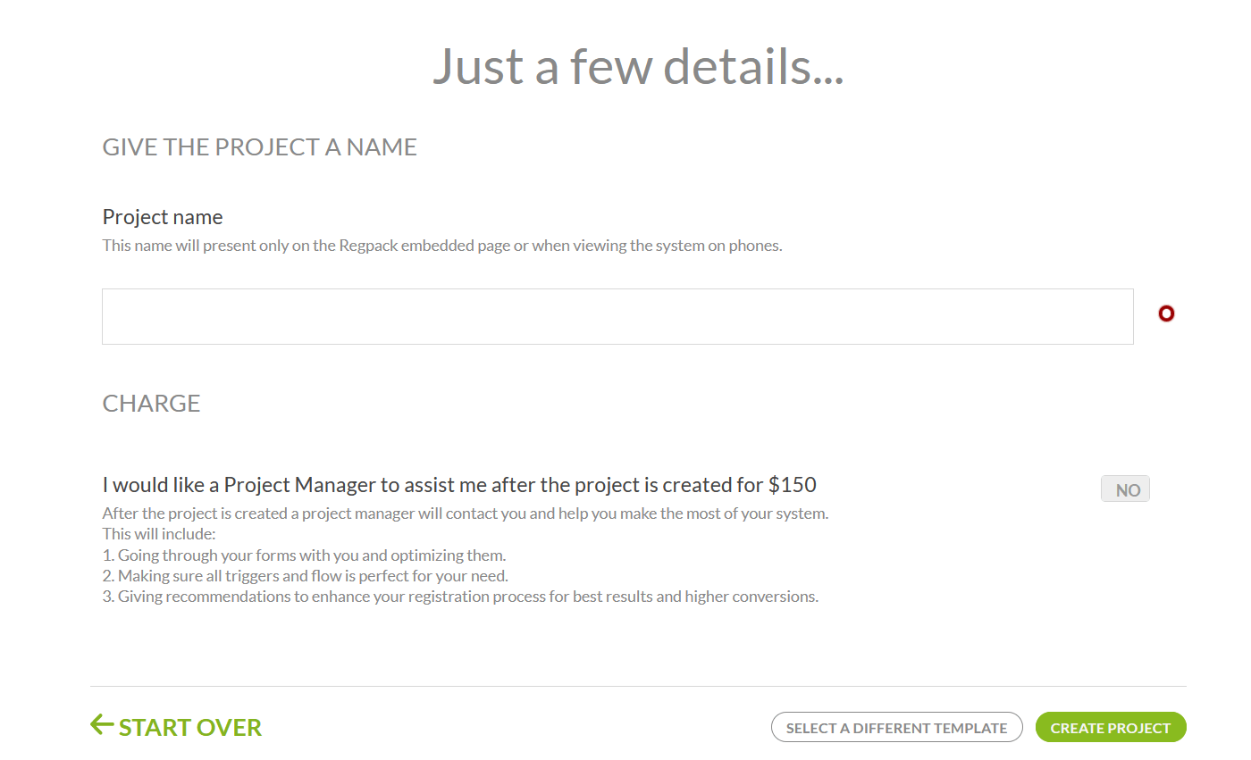How to Create a New Project from a Template - Regpack