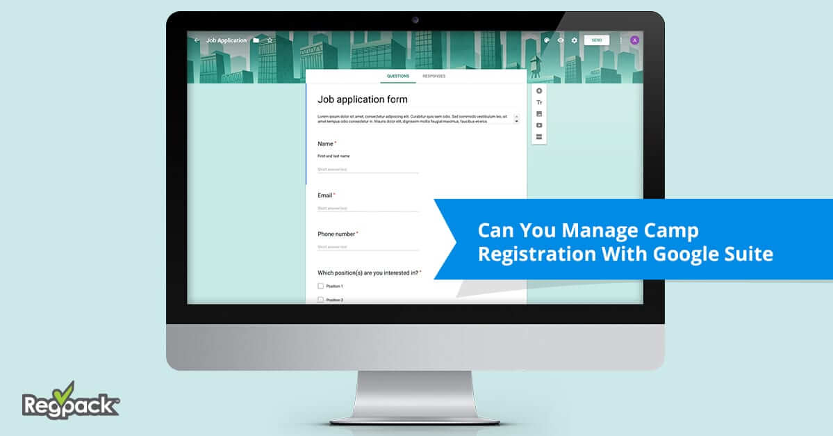 Can You Use Google Forms For Camp Registration? | Regpack
