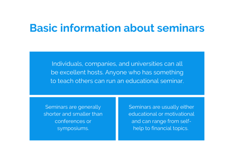 13 Actionable Tips for Hosting Successful Seminars - Regpack