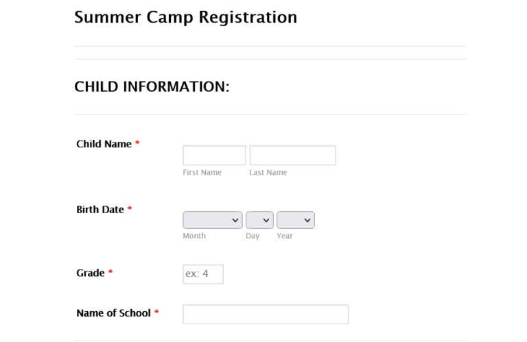 The Importance of Summer Camp Registration Forms | Regpack