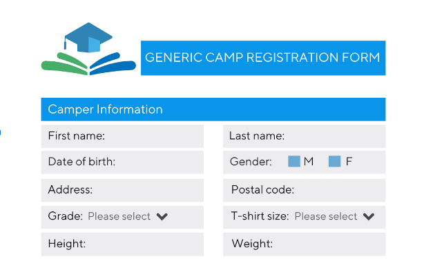 3 Examples of Great Camp Registration Forms - Regpack